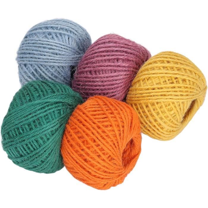 Ficelle De Jute Colorée, Ficelle De Jute Pratique Et Portable Pour La ...