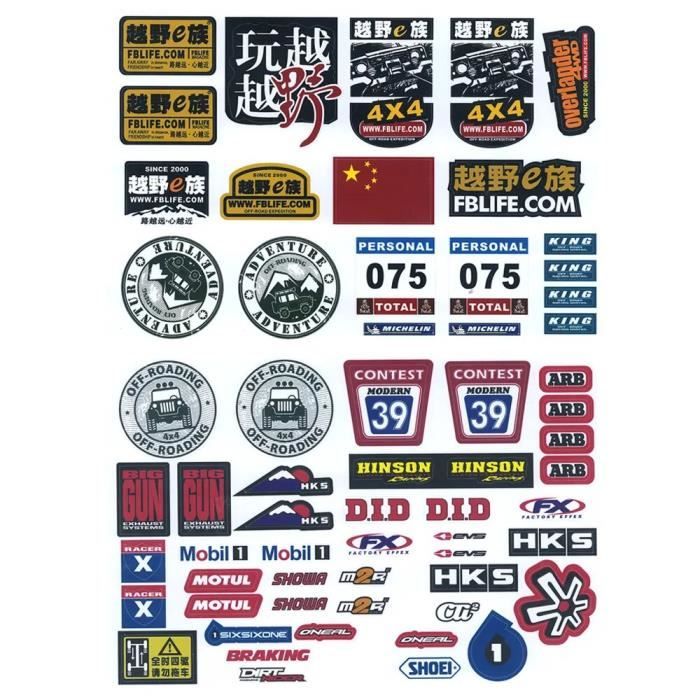 Étiquette autocollante personnalisée étanche, décorative, pour voiture ...