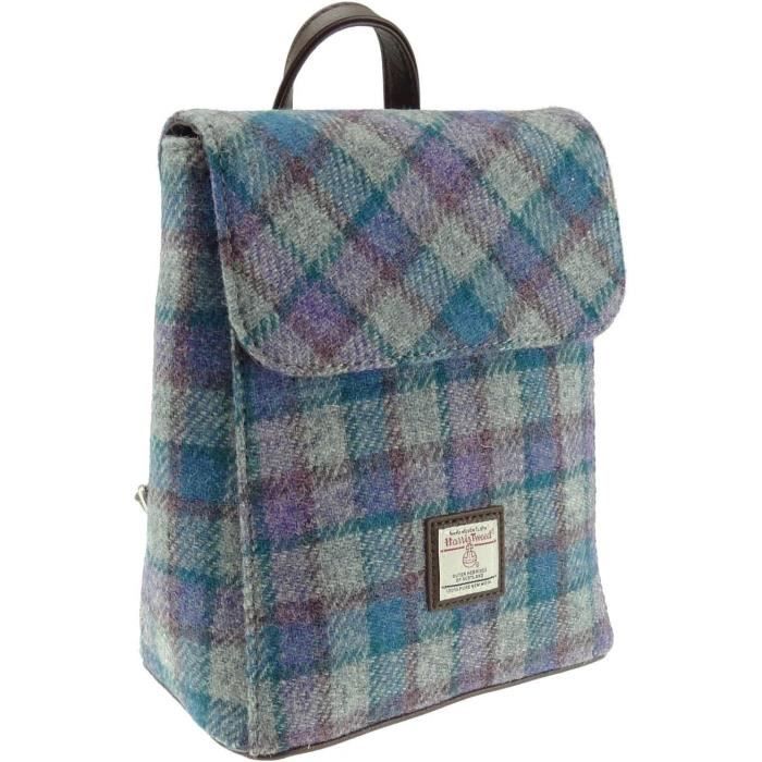 Mini Sac À Dos Harris Tweed « Tummel » Authentique – Extérieur 100 % ...