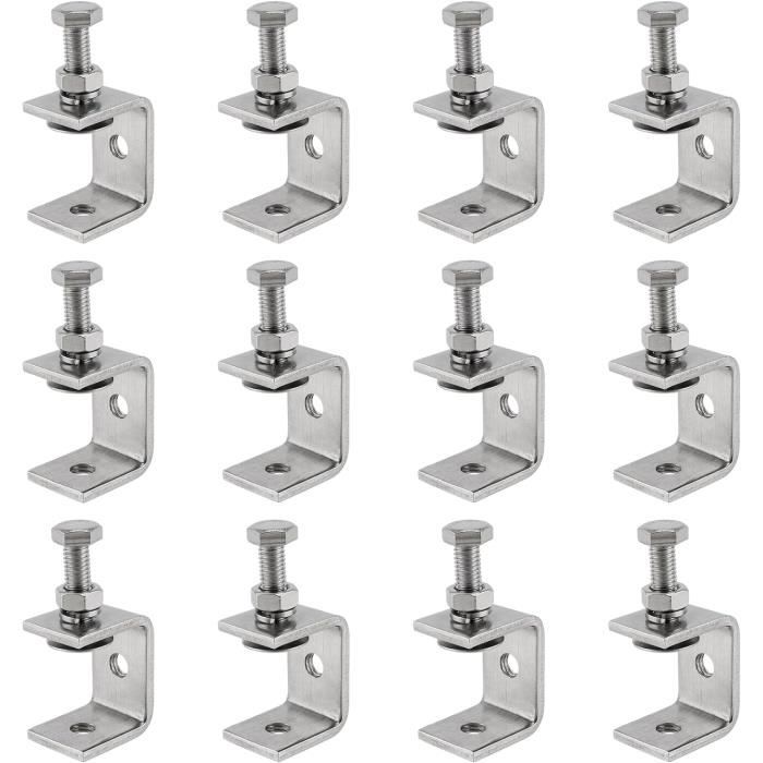 Lot De 12 Serre-Joints En C - Mini Serre-Joints De Table - 16-25 Mm ...