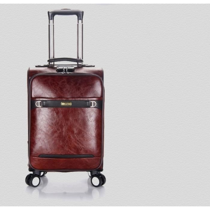 Valise Bagage Luxe Design Trolley 4 Roulettes