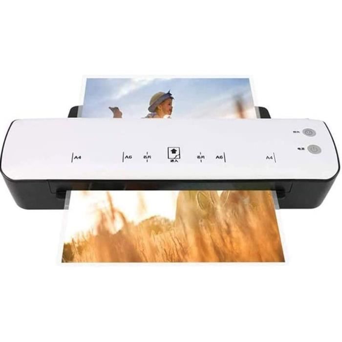 Machine à plastifier, plastifieuse A4, préchauffage 4 Minutes, Vitesse ...