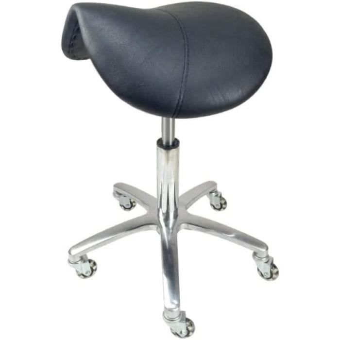 Tabouret roulant WEYE - Noir - Siège réglable en hauteur - Poids ...