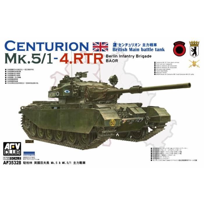 AFV CLUB - Afv Club - British Mbt Centurion Mk.5/1-4.rtr Berlin ...