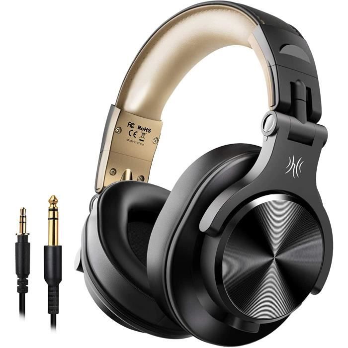 OneOdio Casque audio Bluetooth Over Ear, casque de studio fermé avec ...