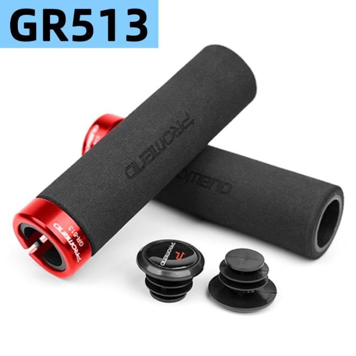 Gr513 rouge - Poignées de guidon pour vélo de ville-VTT-trottinette,en ...
