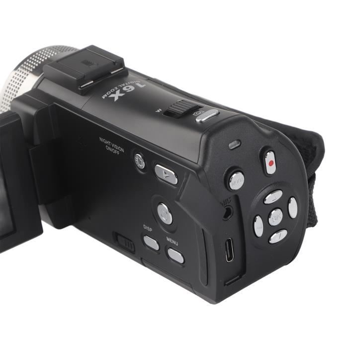 Caméra De Vision Nocturne Caméra Vidéo 1080P, Caméscope Caméra Vidéo ...