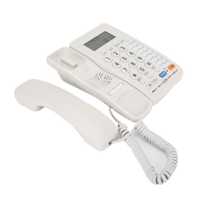 Téléphone Fixe Filaire C199 Téléphone Fixe Maison Filaire Bureau D ...