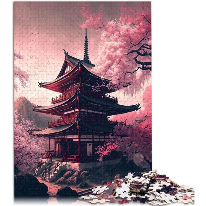 Jigsaw Puzzle For Adults Japanese Temple Wooden Jigsaw Jigsaw 500 ...