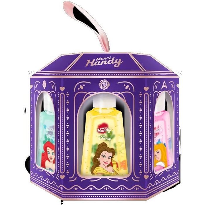 MERCI HANDY Coffret Disney princesses Set de 5 Gel pour les mains 30 ml ...