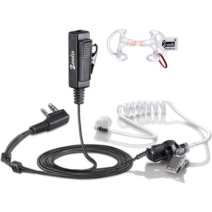 Surveillance Secret Tube Acoustique Acoustique Oreillette Walkie Talkie ...