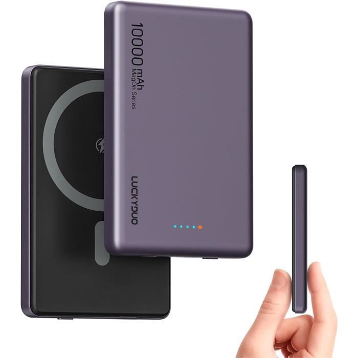 Mag-Safe Power Bank 10 000 Mah, Batterie Externe Magnétique Sans Fil ...