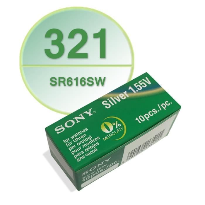 Sony 321 SR616SW LOT DE 10 - Cdiscount Jeux - Jouets