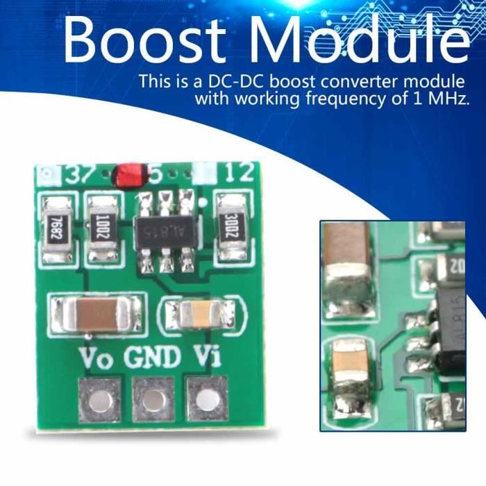 Fangming-Module Boost Mini DC-DC Boost Converter Board Voltage Step up Module 5V outillage ...