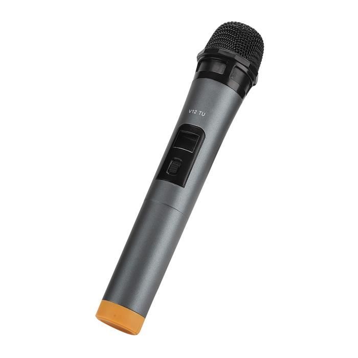 RHO- Micro sans fil Microphone portatif sans fil avec récepteur pour ...
