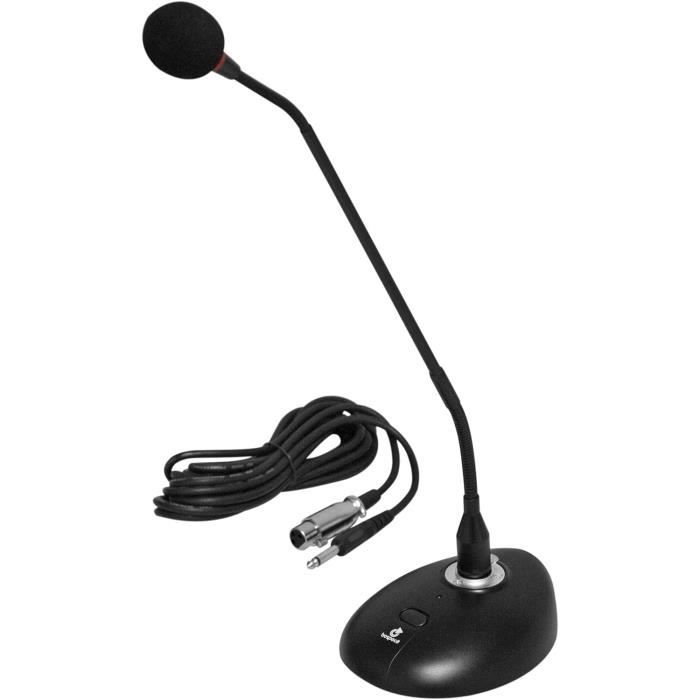 Gm4018 Microphone Pour Table Noir[H1807] - Cdiscount TV Son Photo