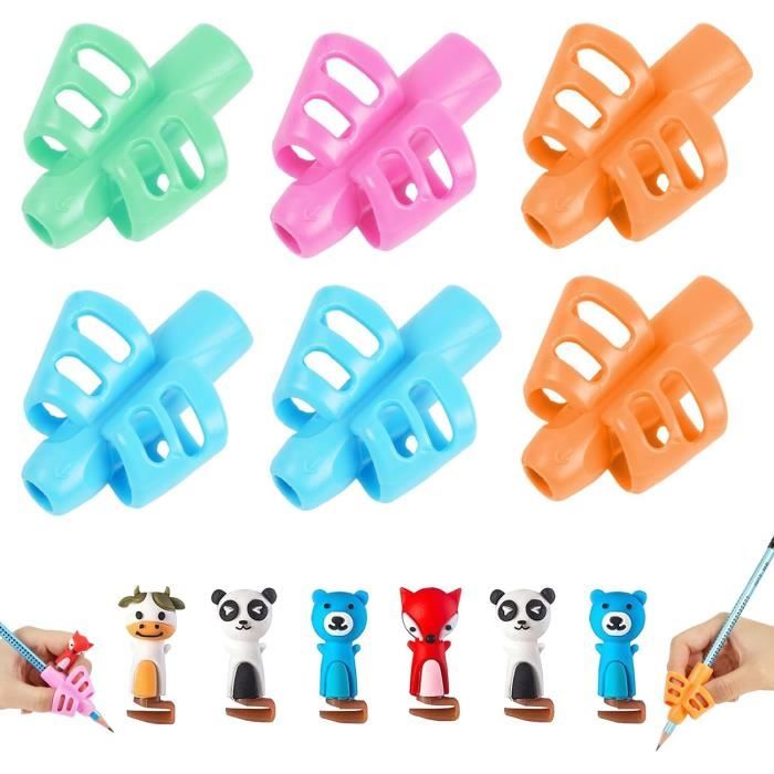 Guide Doigt Ecriture,12Pcs Grippies Aide Écriture, Grips Pour Crayon ...