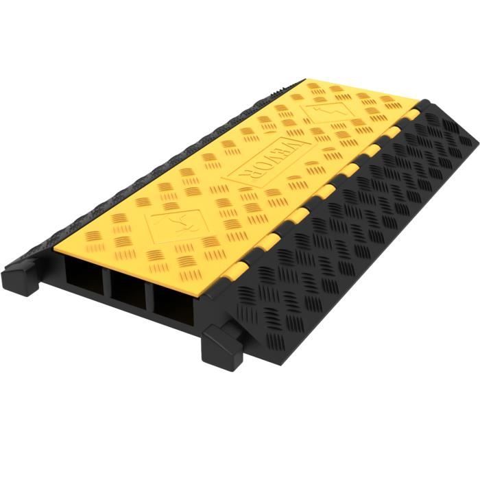 3 Canaux Rampe de protection de câble - VEVOR - Passage câbles en PVC ...