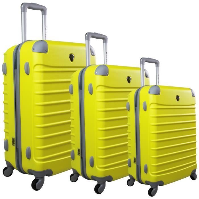 Valise ZIFEL 7309C Jaune 60 cm