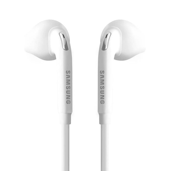 Samsung Ecouteurs Kit Piéton stéréo EO-EG920BW Mini Jack 3.5mm Blanc ...