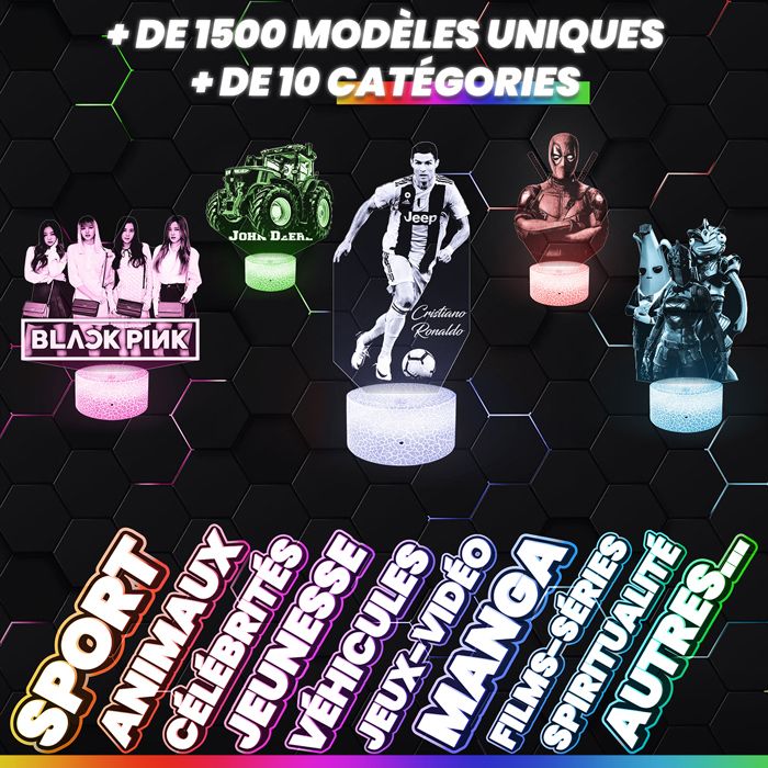 Lampe 3D - Lancia Delta HF Integrale - Jouet, Miniature, Cadeau Lancia ...