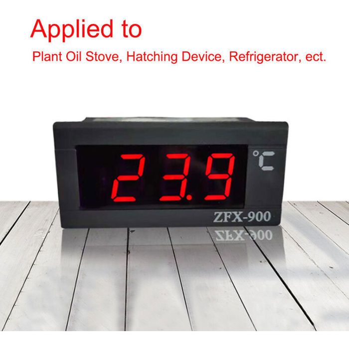 Thermomètre numérique intelligent avec affichage intégré, indicateur de ...