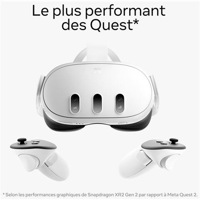 Casque de Réalité Virtuelle META QUEST Quest 3 512 Go - Blanc - Sans ...