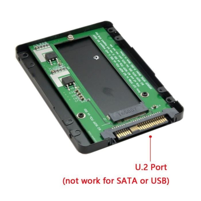 M.2 Nvme Pcie Ssd Vers U.2 Sff-8639 Convertisseur Boîtier Adaptateur Pour U.2 Sff-8639 Kit[J2338 ...