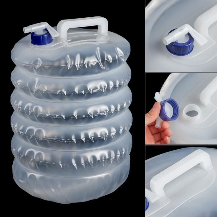 Sac de sport,Sacs d'eau pliables,conteneur 3L 5L 10L 15L,Camping en plein air,randonnée,Portable ...