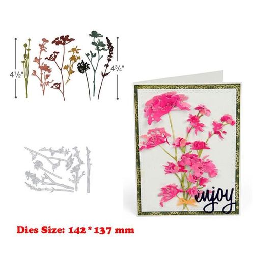 Gabarit de découpe,Concentrateurs tiges Ikebana métal matrices de ...