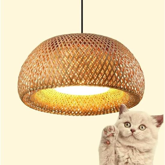Moderne Simple Lustre En Bambou Suspension Lanterne En Bambou Luminaire ...