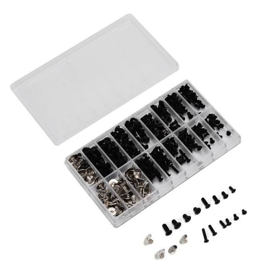 Kit de vis d'ordinateur GOTOTOP - Ensemble d'assortiment de vis croisées en acier allié M2 M2.5 ...