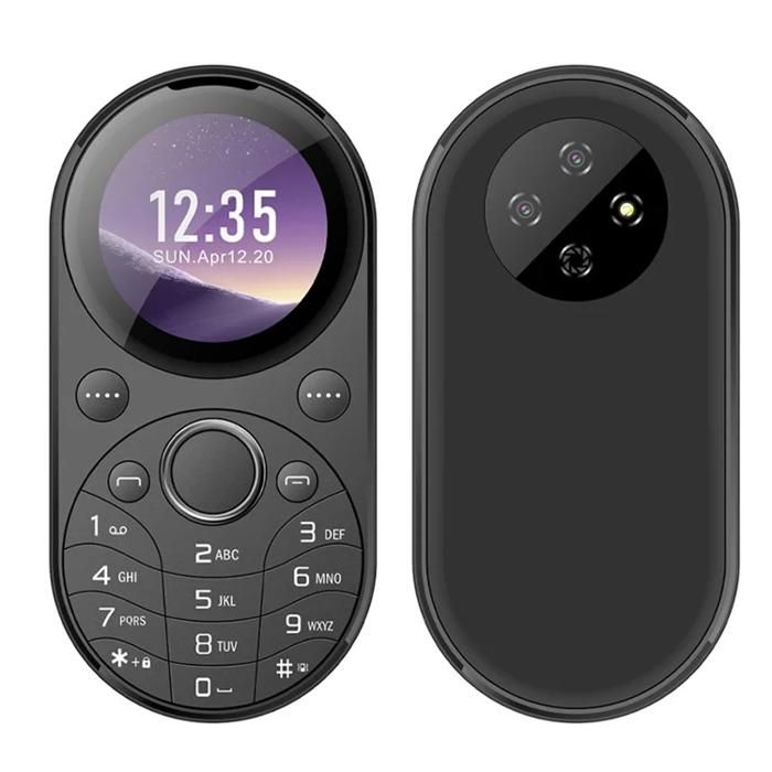 Mini Double Sim Miniature Circulaire 2G Téléphone - Noir - Cdiscount ...