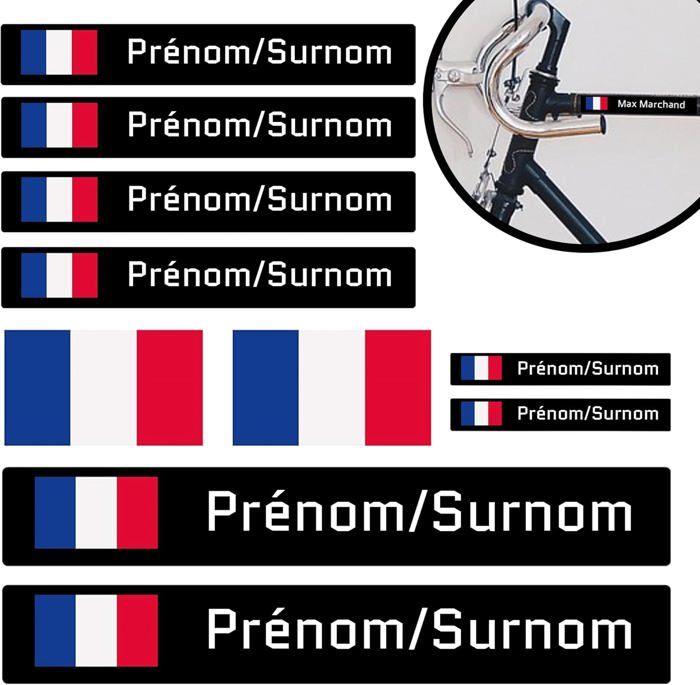 Lot de 10 Stickers pour velo BETHAPRIM® – Idée stickers moto, vélo ...