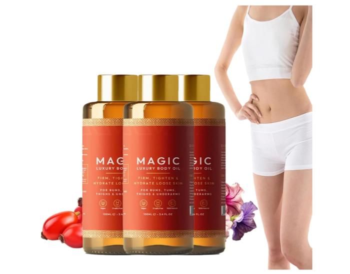 3 PCS Magic Body Oil 100ml, Collagen Body Oil Skin Care Moisturizer ...