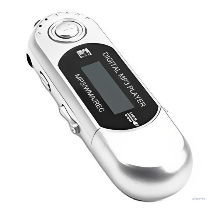 Argent - lecteur MP3 USB Portable, lecteur musique numérique, écran LCD, stockage Radio FM ...
