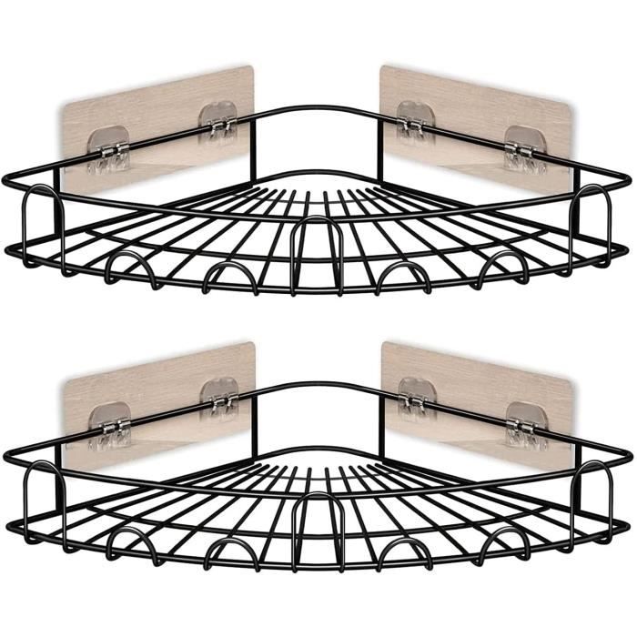 2 pièces etagere douche, etagere rangement , support gel douche salle ...