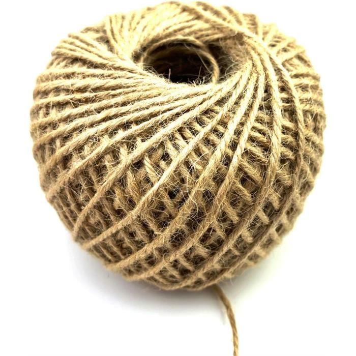 Cqinju-Ficelle De Jardin Corde De Chanvre À Cordon De Jute À 100 M ...