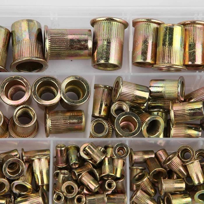 Écrous à rivets filetés à insérer des écrous à sertir Assortir des ...