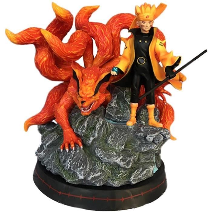 Naruto Shippuden Anime Model Kurama Kyuubi and Uzumaki Naruto Sen Nin ...