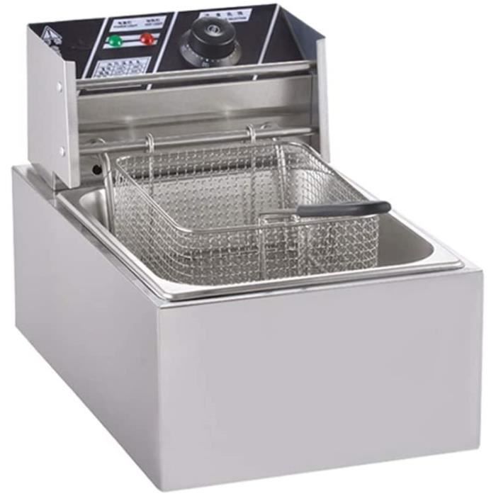 Friteuse Électrique 10L - 20L Friteuse À Cylindre Simple 2500W Friteuse ...