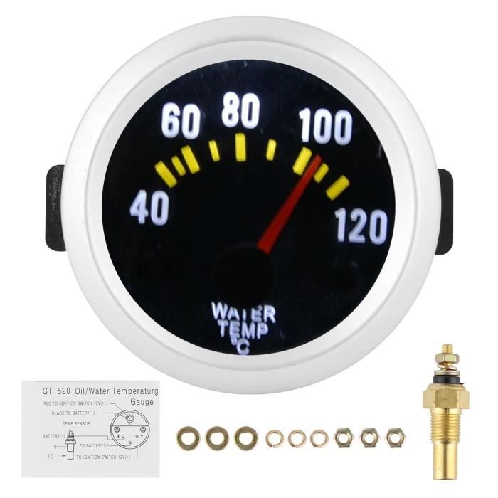 Compteur De Température D'Eau 12V Compteur De Température D'Eau Style ... Compteur De Température D'Eau 12V Compteur De Température D'Eau Style ...