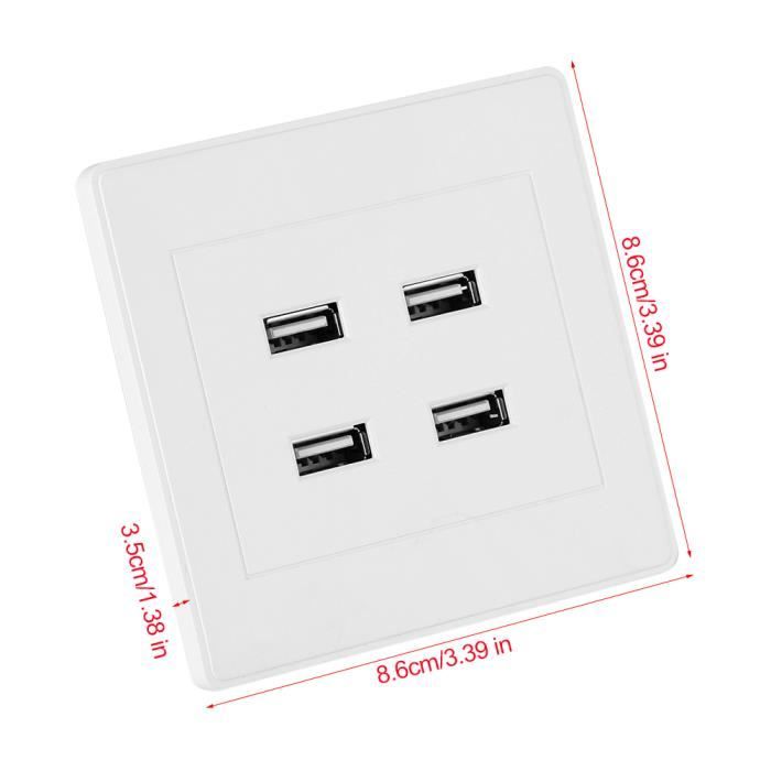 MSA Prise Usb D'Amélioration De L'Habitat À Quatre Ports, 4 Ports Usb ...