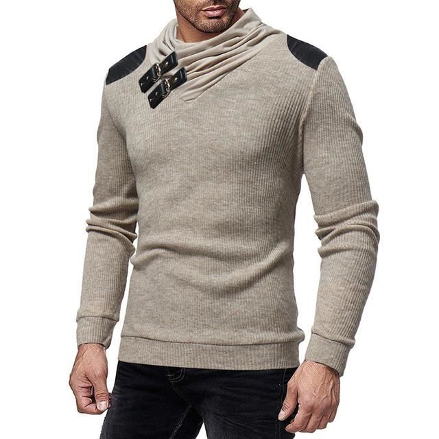 Pull Homme Manches Longue chandail mode chaud Automne Hiver Tricot ...