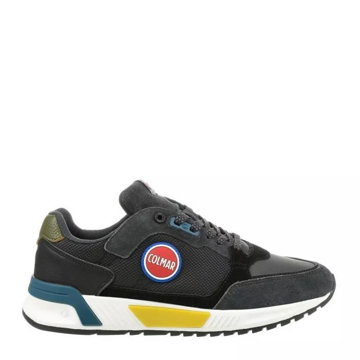 Chaussures COLMAR Dalton Sharp Olive,Noir - Homme/Adulte Vert ...