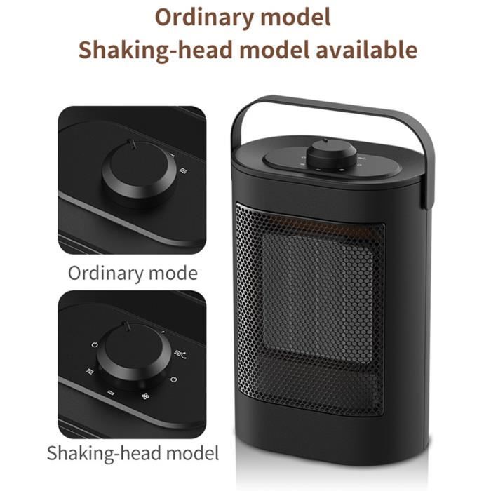 Chauffage domestique vertical YND-900D, chauffe-feuille PTC haute température avec protection de ...