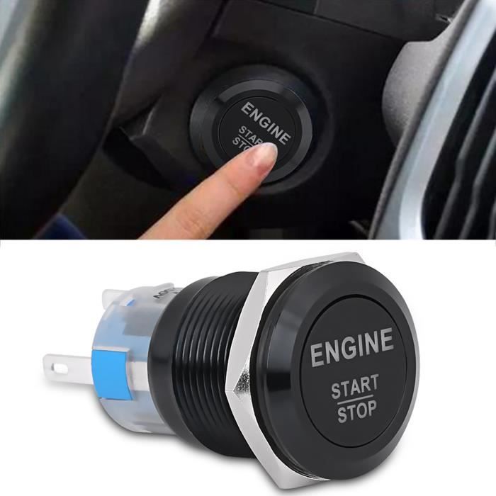 SALUTUYA-Bouton de moteur Bouton poussoir d'arrêt de démarrage de ...