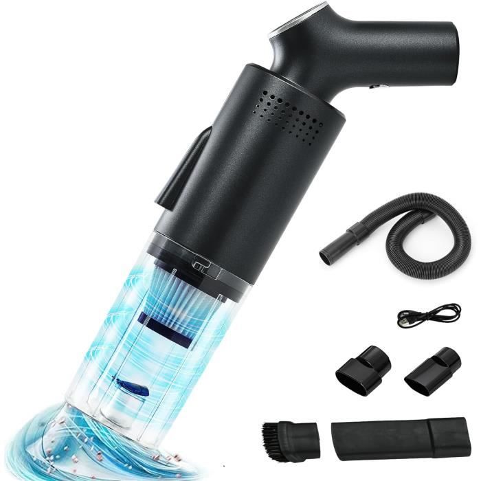 Aspirateur À Main Sans Fil, 2 Aspiration Mini Aspirateur De Voiture ...