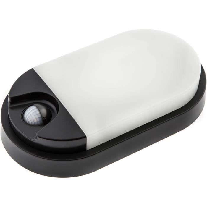 Lampe Murale Led Ovale Avec Détecteur De Mouvement 140 °10 W,800 Lm I ...