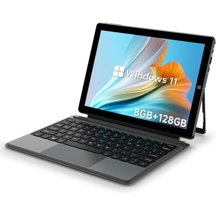 2 En 1 Tablette Pc,Portable Tablette Avec Clavier Windows11,Tablette ...